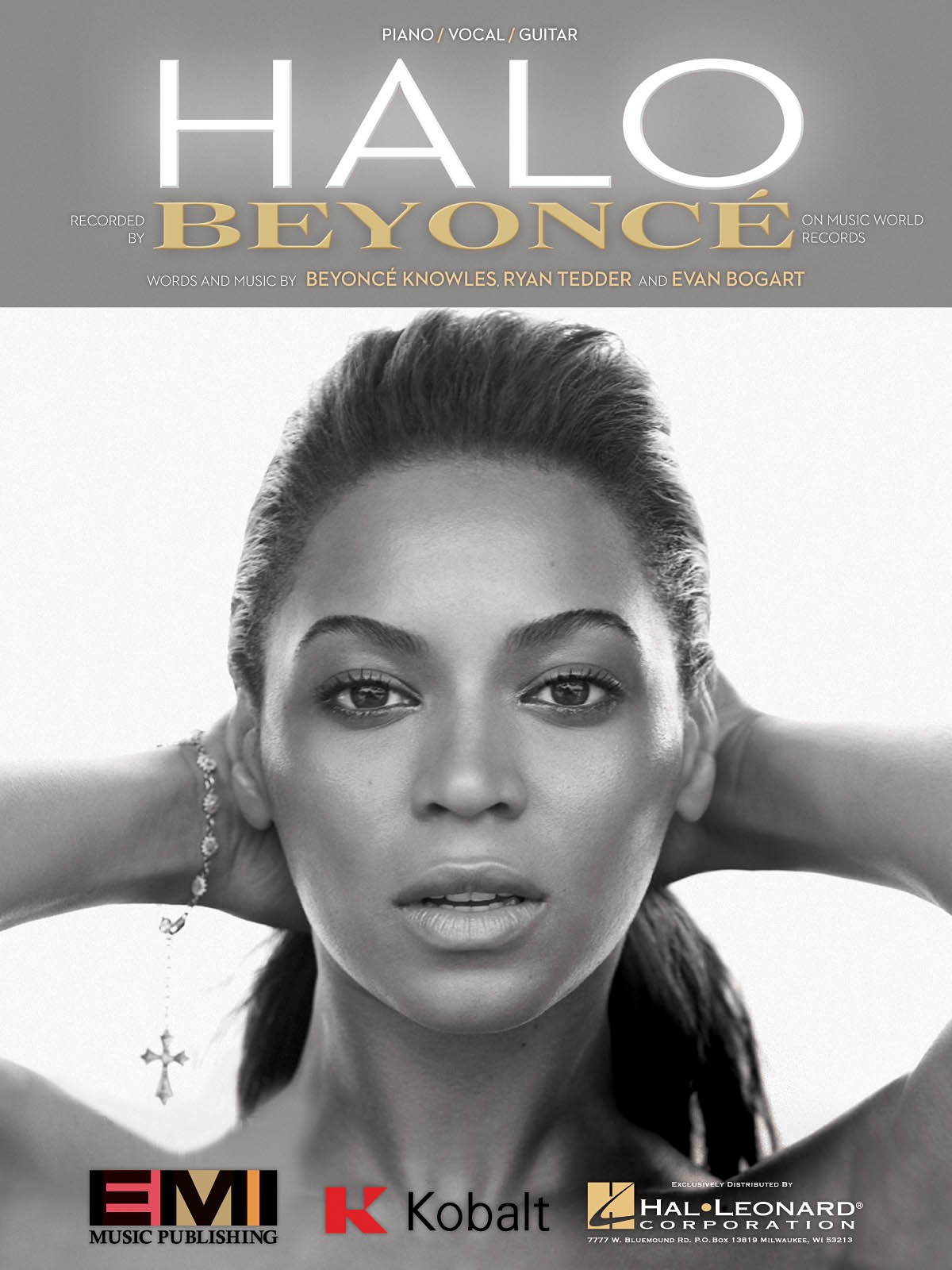Halo Song by Beyonce for Piano Vocal Pop Sheet Music Guitar Chords ...