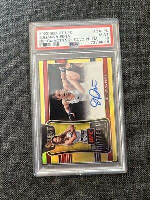2022 Select UFC JULIANNA PENA GOLD Auto 4/10 POP 1 !! | eBay