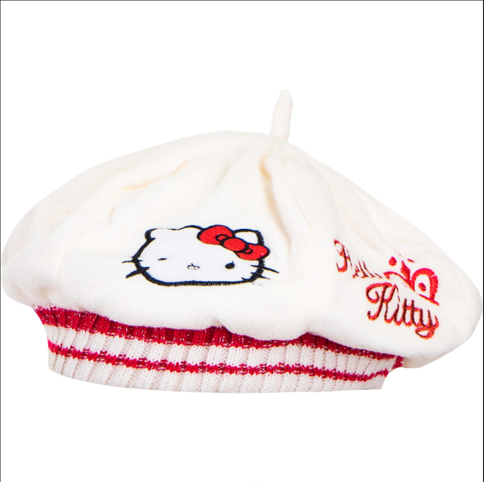 Sanrio HELLO KITTY Girls Kids Pink White Gray Multi-color French Berets ...