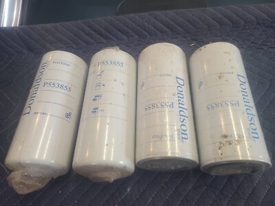 4 (4) DONALDSON FUEL Filter FILTERS P553855. NEW OLD STOCK. YOU GET ALL ...