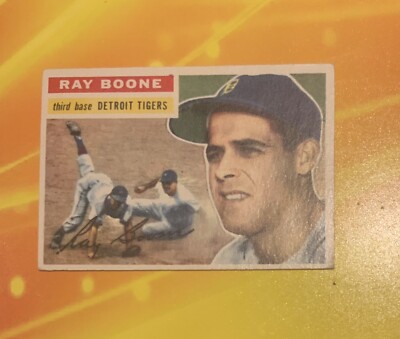 1956 Topps # 6 Ray Boone EX+ Vintage Tigers | eBay