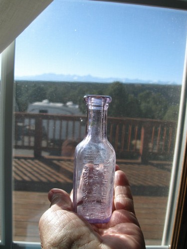 1890s New York Mrs. H Cuilmard Ead Sublime Perfume Bottle Amythyst ...