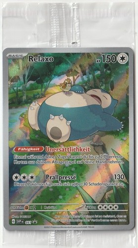 Pokemon 151 Relaxo SVP051 HOLO Art Rare Karte DEUTSCH - Black Star ...