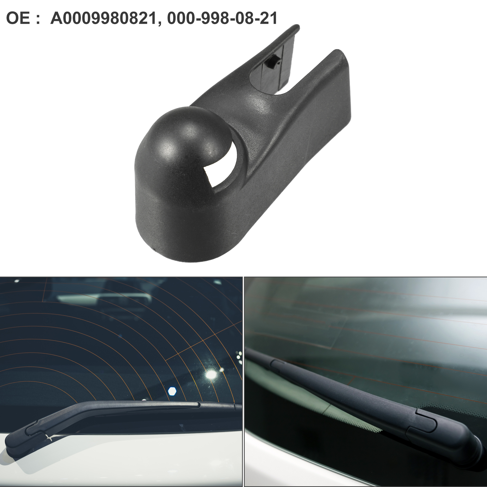 A0009980821 Rear Windshield Wiper Arm Nut Cover Cap for Mercedes A ...