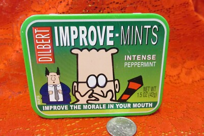 Vintage 2005 Ragold Dilbert Improve- mints Candy Tin Box empty | eBay
