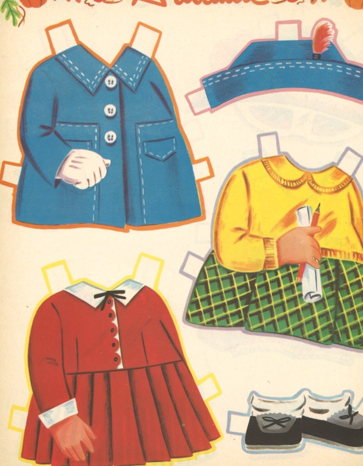 VINTAGE 1950S BIG BETTY LARGE PAPER DOLL ORIG SIZE UNCUT REPOR READ ALL ...