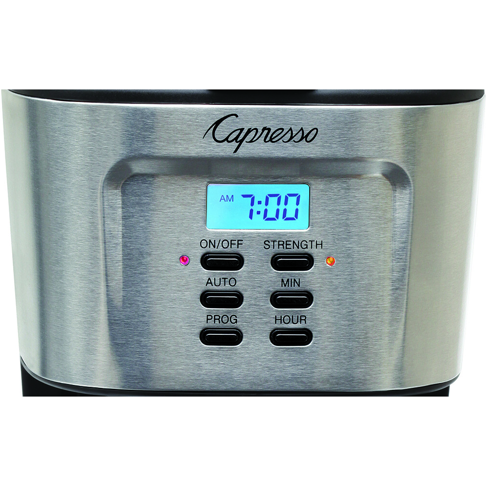 Capresso 12-Cup Programmable Coffee Maker, Stainless Steel 794151402751 ...