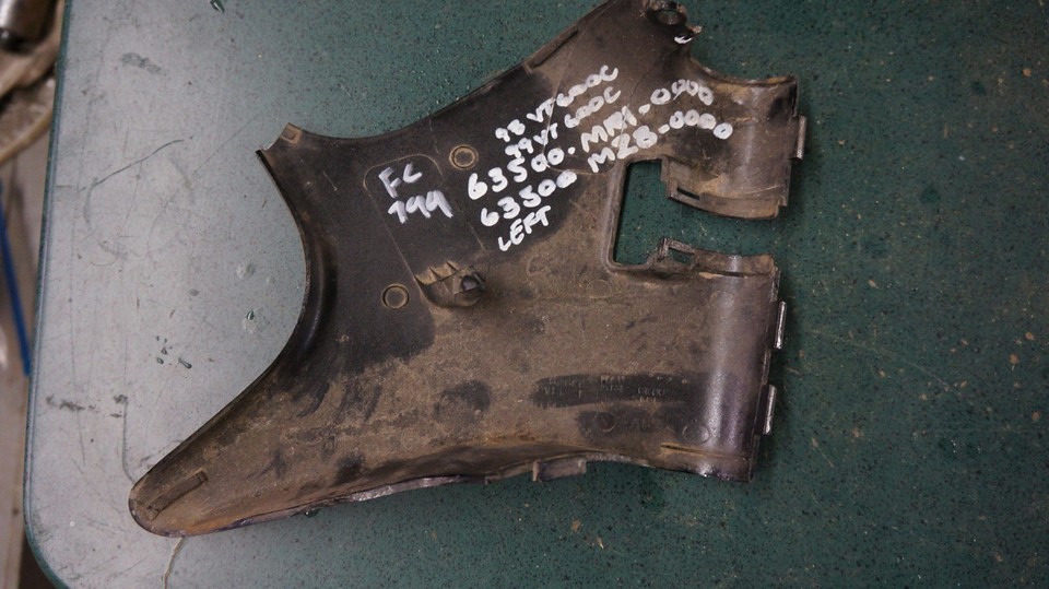 99-07 HONDA VT600CD VLX 600 DELUXE LEFT FRAME COVER PANEL TRIM COWL ...