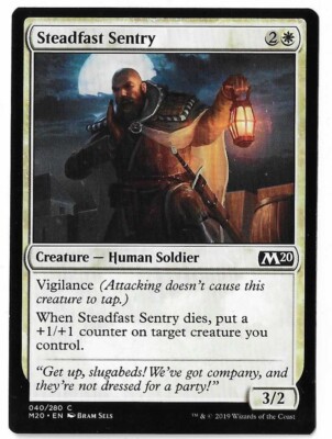 MTG Steadfast Sentry Core Set 2020 (M20) Common Magic Card #040/280 ...