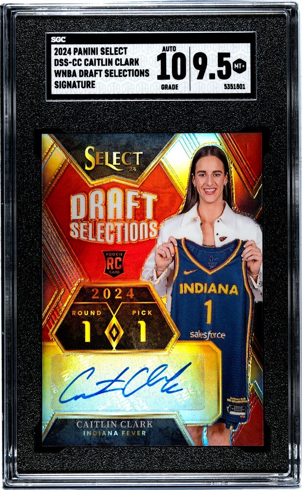 2024 Panini Select WNBA - Draft Selections Signatures Caitlin Clark # ...