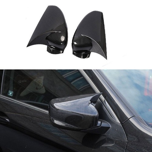 2P Carbon Fiber OX Horn Rear View Side Mirror Cover Trims For Honda ...