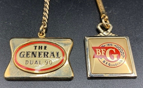 2 Vintage General Dual 90 Tire and BF Goodrich Automotive Advertising ...