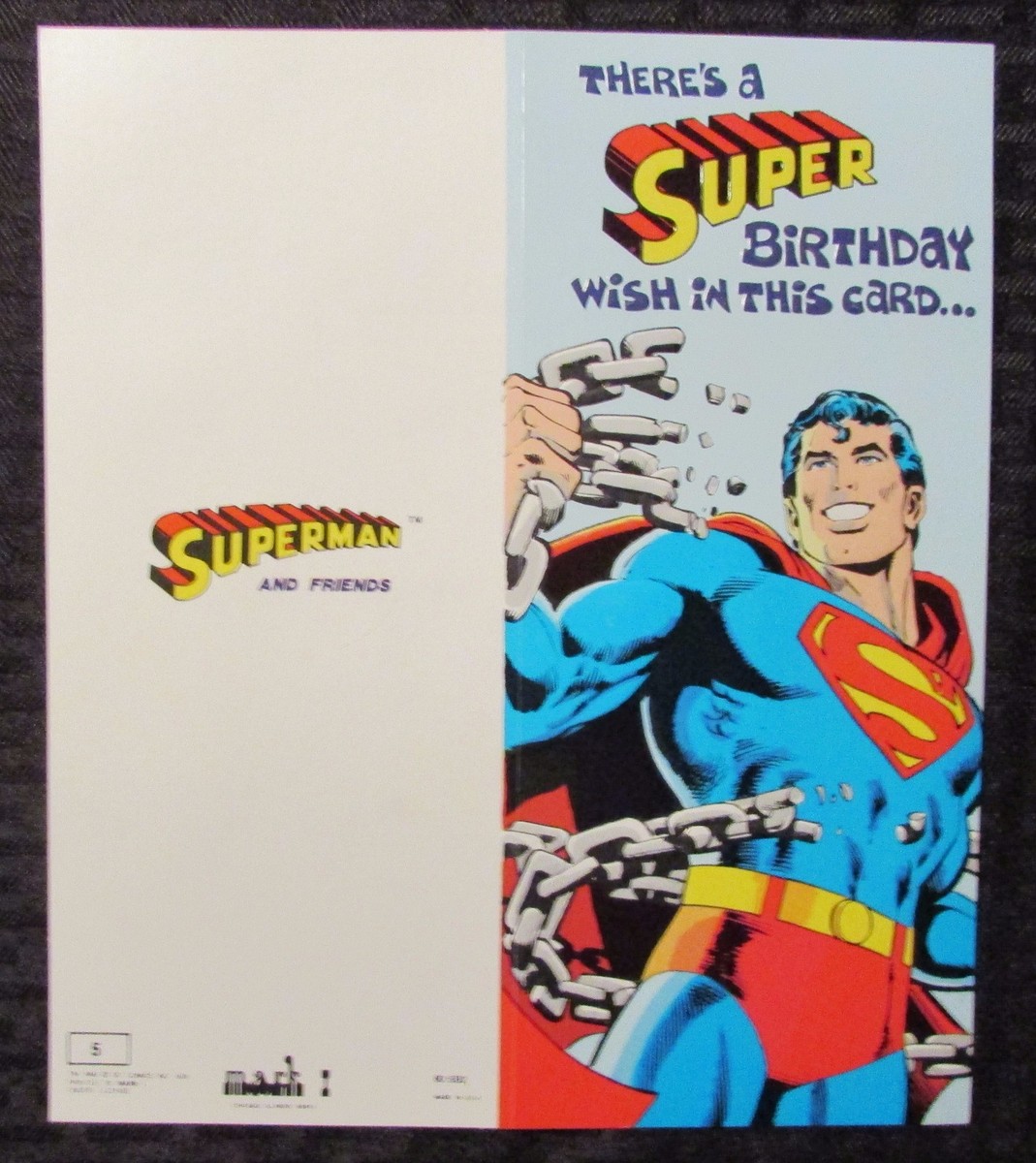 Superman Printable Birthday Cards Superman Happy Birthday Card