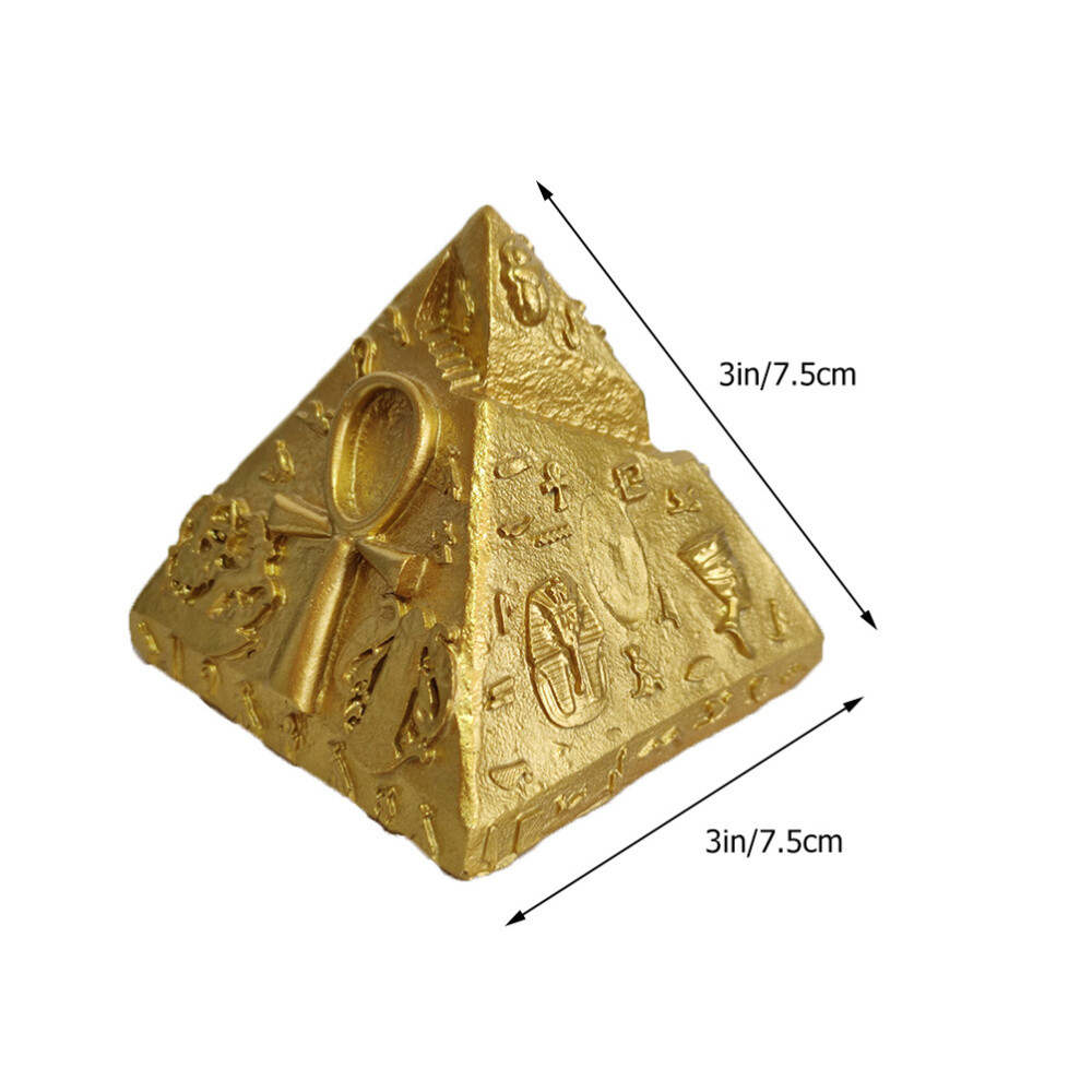 Vintage Pyramid Statue for Desktop Shelf Home Decoration | eBay