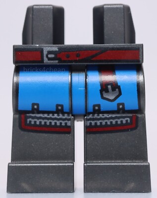 Lego Hips and Legs with Blue Surcoat Reddish Brown Belt and Silver ...