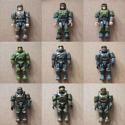 Mega Block Halo Sergeant Major Marine Corps UNSC Spartan Noble Team ...