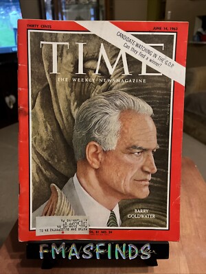 C4 1963 BARRY GOLDWATER June 14 TIME Magazine | eBay