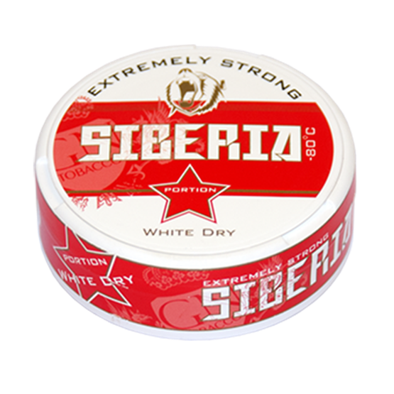 Snus Siberia -80 Degrees Red Label White Dry Portion 1 Can for sale ...