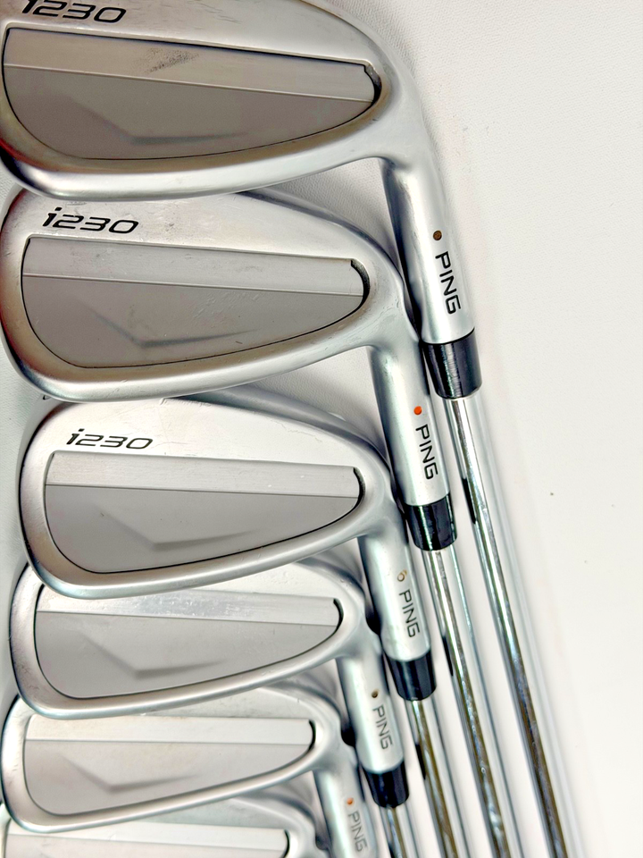 Ping i230 Orange Dot 5-UW Iron Set Project X Rifle 6.0 Stiff Flex | eBay