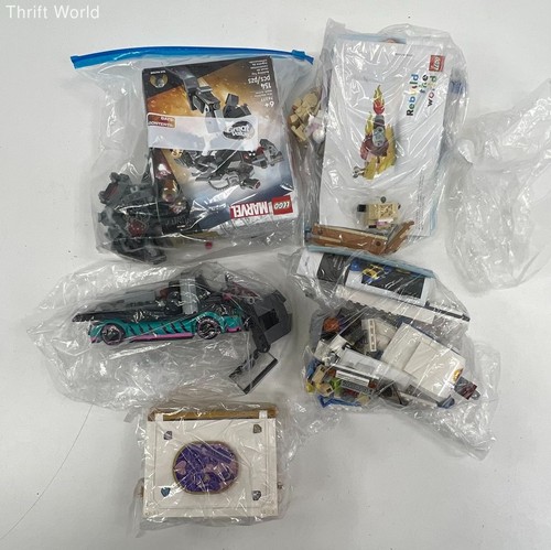 2.76lbs LEGO Bricks Parts Lot Marvel Creator ***Incomplete Sets AS IS ...