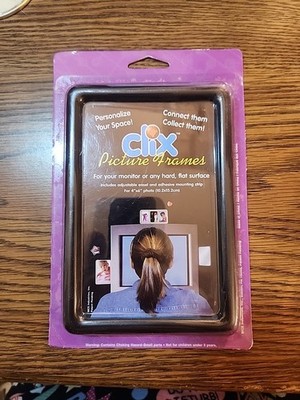 clix! Picture Frame Adj Easel Adhesive Strip 4x6 Photo Personalize Your ...