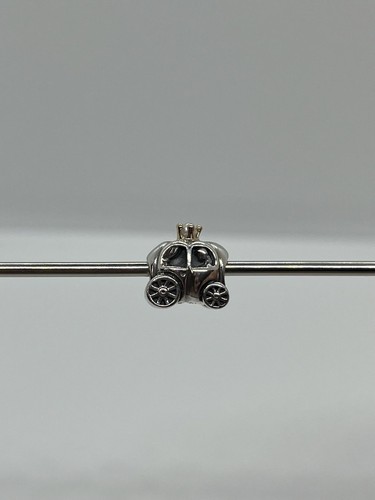 Genuine Pandora Royal Carriage Gold Two Tone Pearl Charm ALE 925 ...