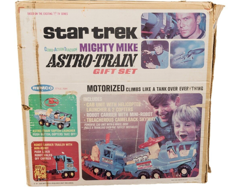1968 Star Trek MIGHTY MIKE ASTRO-TRAIN GIFT SET w Box Remco Missing ...