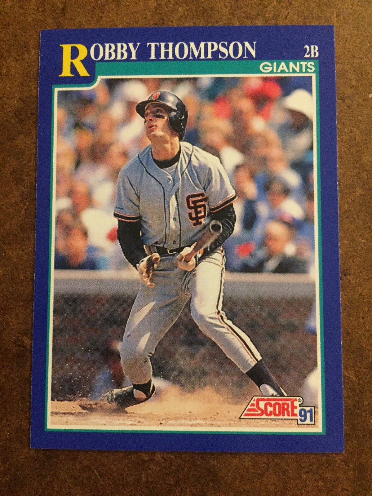 Robby Thompson 26 Score 1991 MLB Baseball Trading Card | eBay