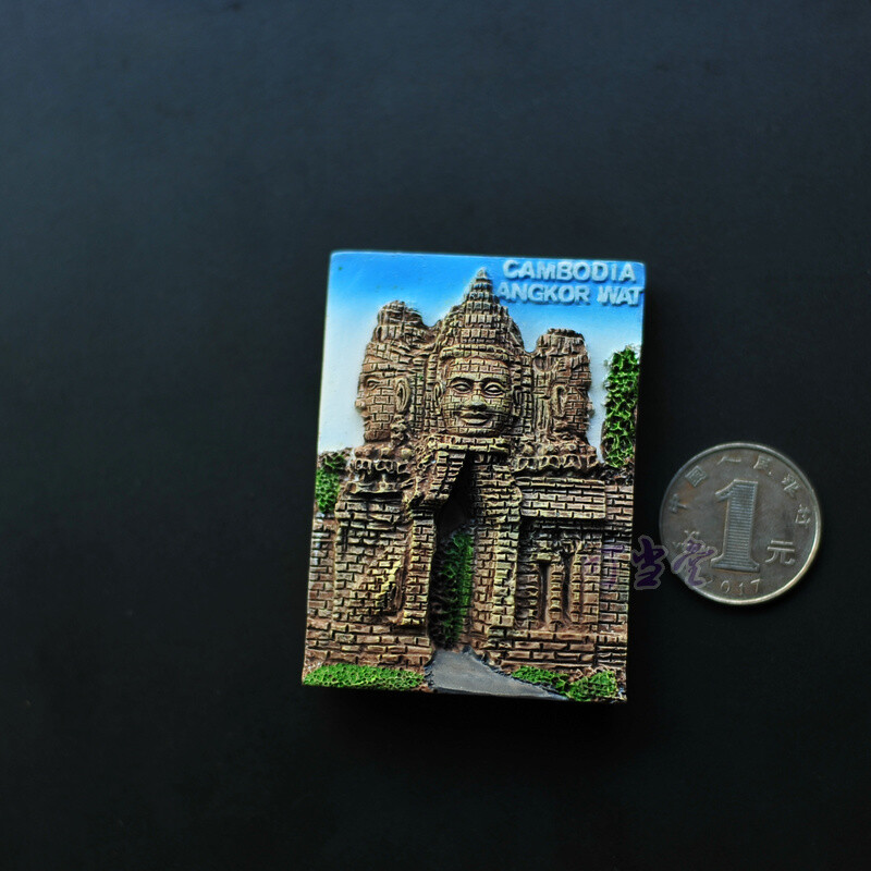 Southeast Asia Fridge Magnets Cambodia Vietnam Angkor Wat Khmer Smile ...