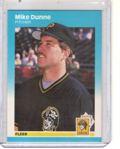 1987 Fleer Update - #U-29 Mike Dunne Pittsburgh Pirates baseball card ...