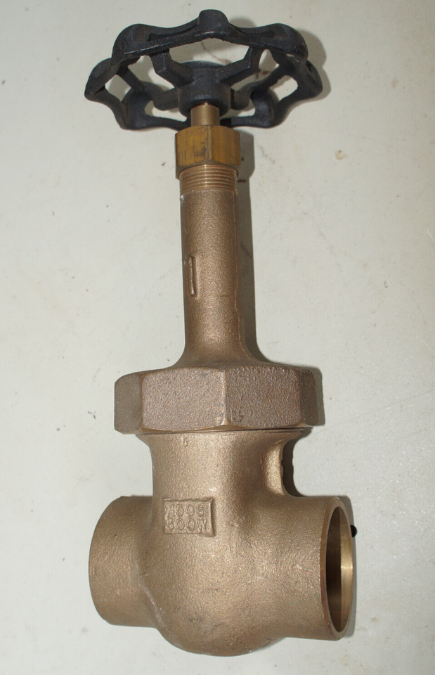 HAMMOND 1B648, 2" 2-inch Socket Sweat, 150S 300W Manual Bronze Gate ...