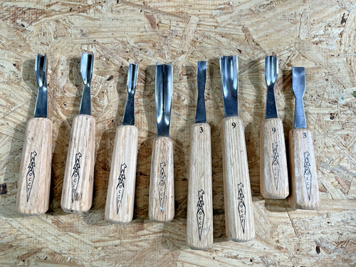 LOT OF 8 OCC TOOLS WOODCARVING KNIVES | eBay