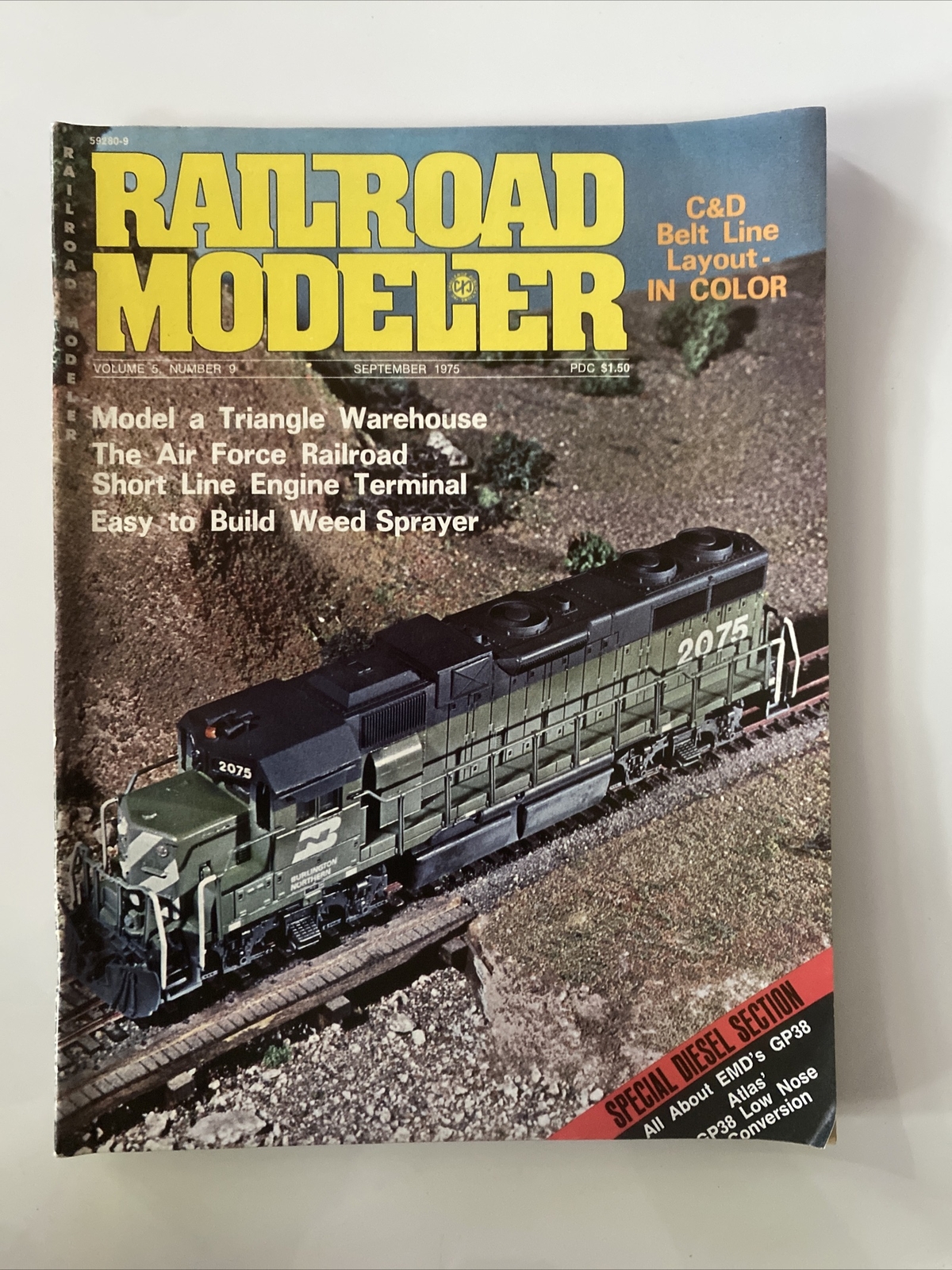 1975 September RAILROAD MODLER MAGAZINE Military Railroads (CP172) | eBay