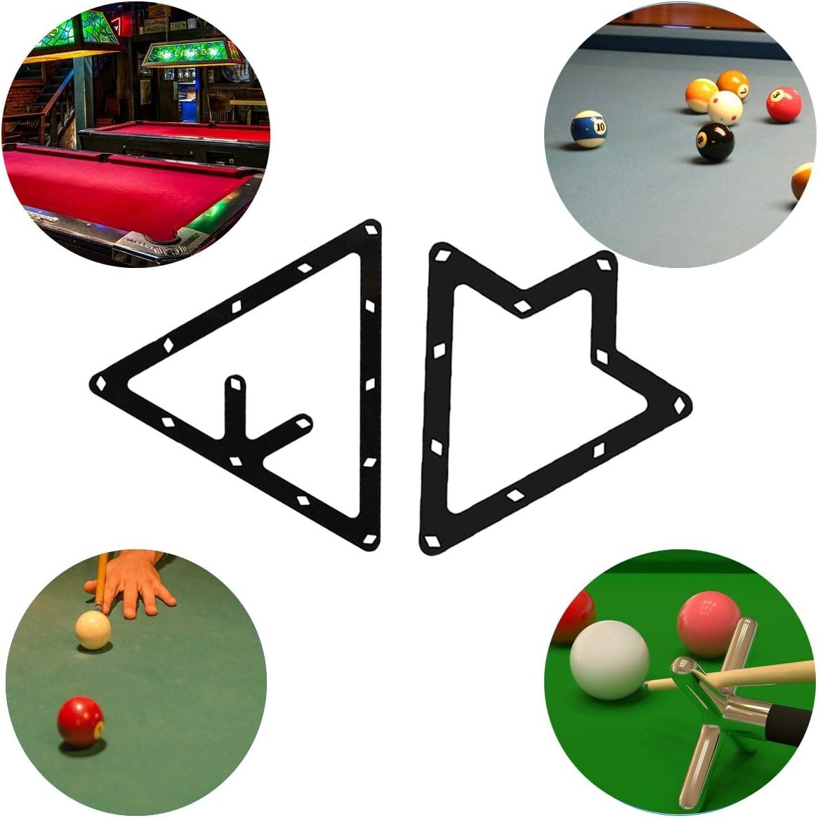 6 Pcs Magic Ball Rack Magic Rack Sheet Pool Ball Rack Magic Rack ...