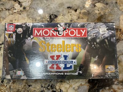 NEW Monopoly PITTSBURGH STEELERS SUPER BOWL XL CHAMPIONS Edition 2006 ...
