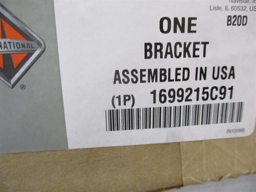 1699215C91 NEW INTERNATIONAL BRAKE CAMSHAFT AND CHAMBER BRACKET RIGHT ...