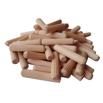 100pcs Wooden Drawer Dowel Drawer Round Fluted Wood Craft Dowels Dowels ...