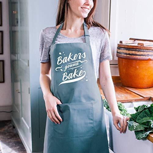 Saukore Funny Baking Aprons for Women Men Cute Baking Gifts for Bakers ...