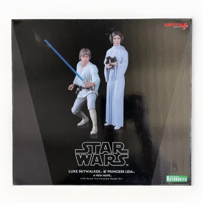 Star Wars Kotobukiya ArtFX+ Luke Skywalker Princess Leia 1/10 Scale ...