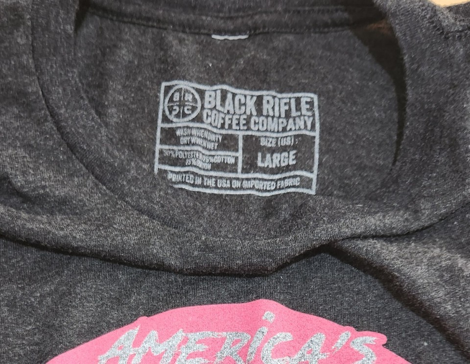 Black Rifle Coffee Company BRCC Shirt Men's Large A-10 Warthog Scene | eBay