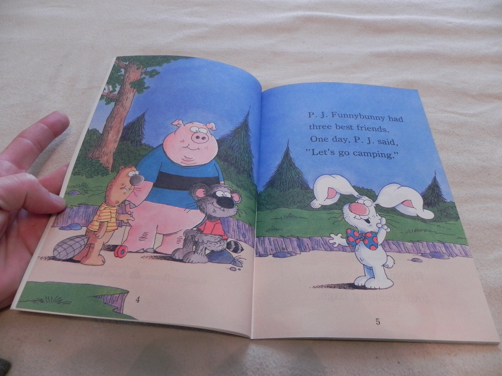 P.J. Funnybunny Camps Out By Marilyn Sadler, Step Into Reading Grade 1 ...