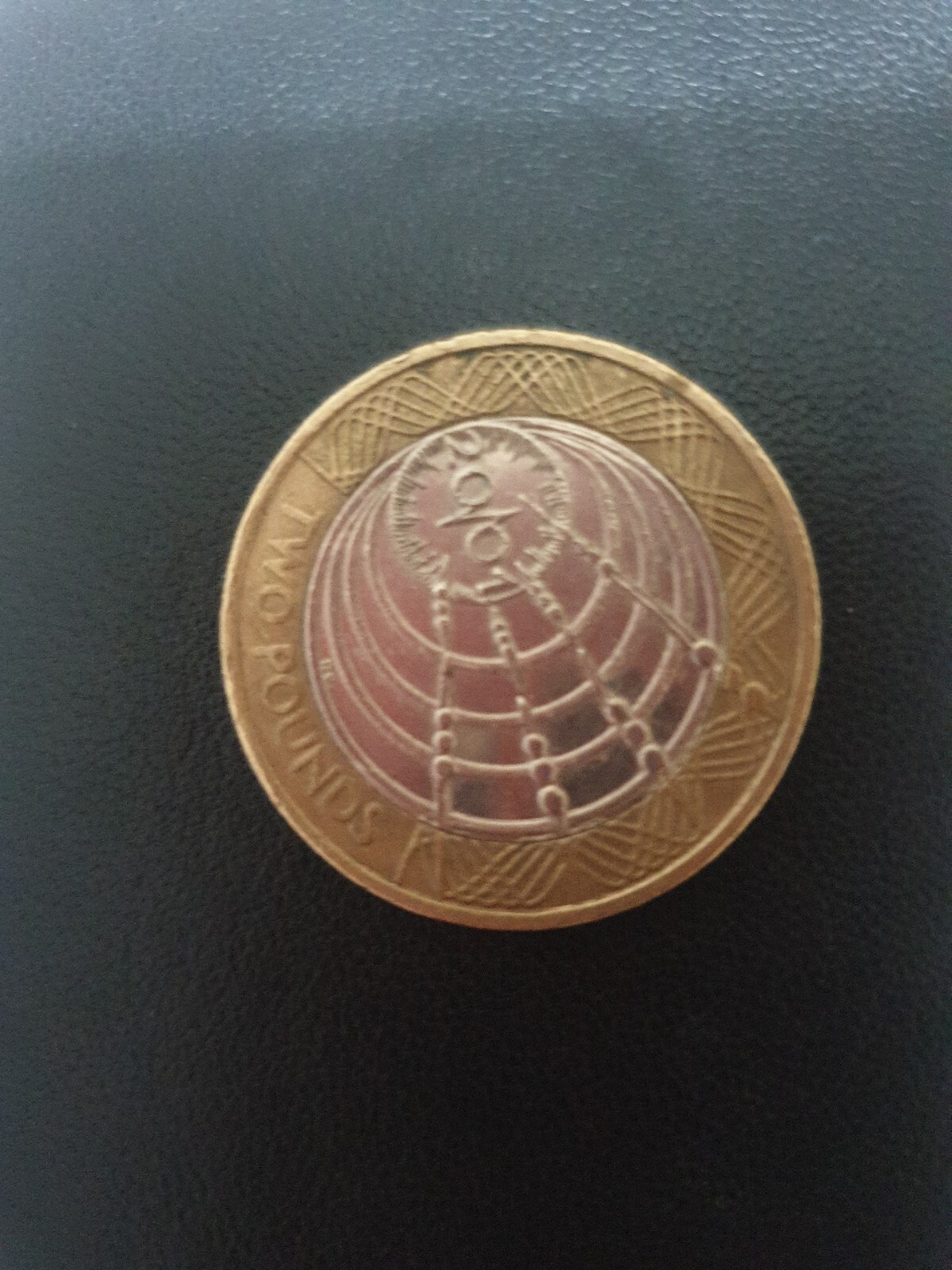 Rare 2 Pound Coin 2010 Wireless Bridges The Atlantic Minting Error ...