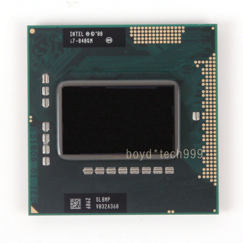 Intel Core i7 i7-620M i7-640M i7-720QM i7-820QM i7-840QM Socket G1 CPU ...
