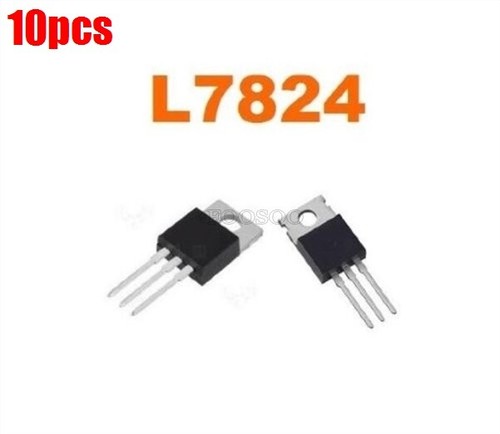 10Pcs L7824 LM7824 7824 Voltage Regulator 24V 1.5A mc | eBay