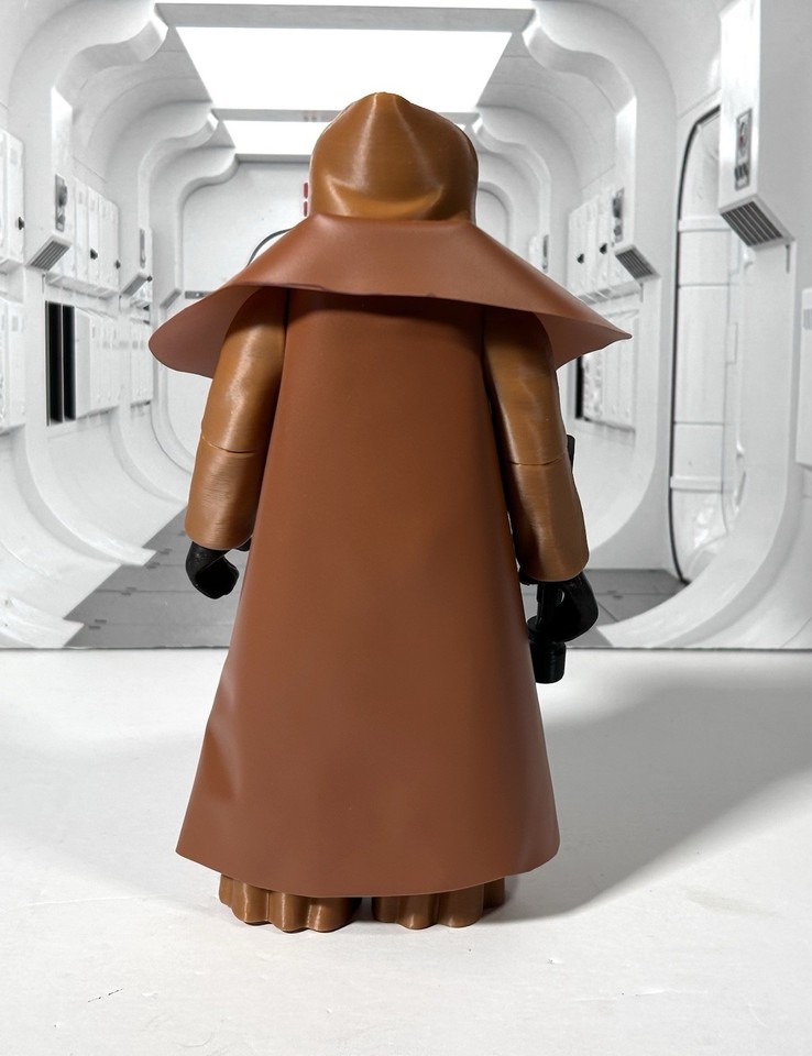 STAR WARS CUSTOM VINTAGE KENNER STYLE 7" VINYL CAPE JAWA FIGURE 3D ...
