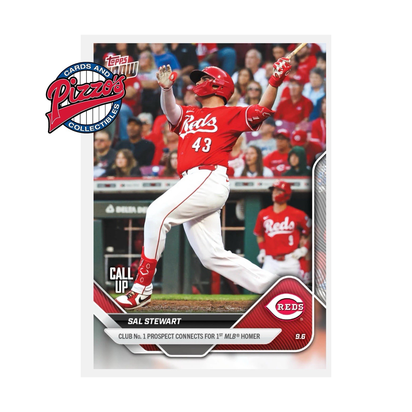 Sal Stewart Call-Up Reds HR 2025 MLB Topps NOW Card 663 In Hand | eBay