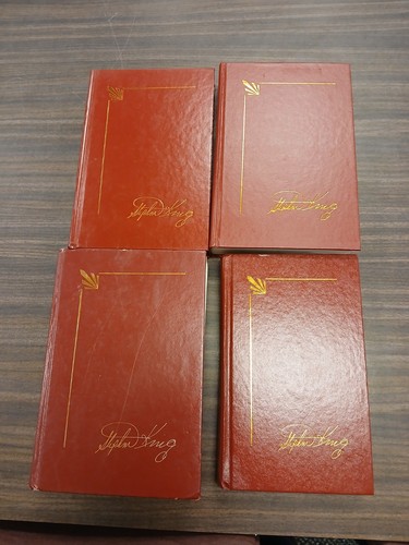 Lot of 4 - Stephen King Library Edition- Red Leather Bound Hardcover ...