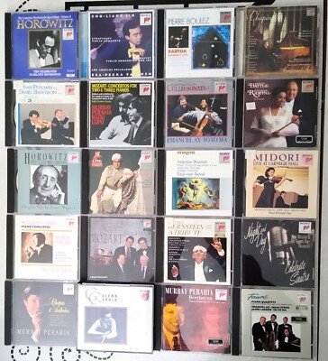 Lot of 20 Different Sony Classics Classical CDs | eBay