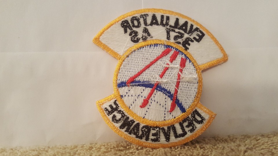 USAF 357th Airlift Squadron Evaluator Color Patch 3 x 3 inches Maxwell ...