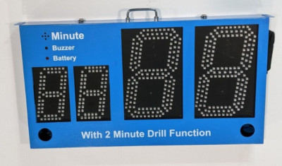 Pro Down Segment Timer with Wireless Remote (8in & 13 in LED Numerals ...